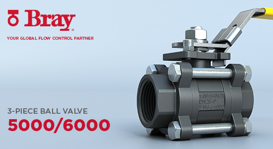 Válvula esférica: Flow-Tek de 3 piezas 5000/6000 | Bray