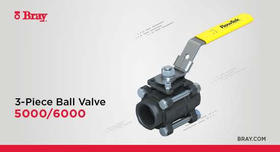 Ball Valve: 3-Piece Flow-Tek 5000/6000 | Bray