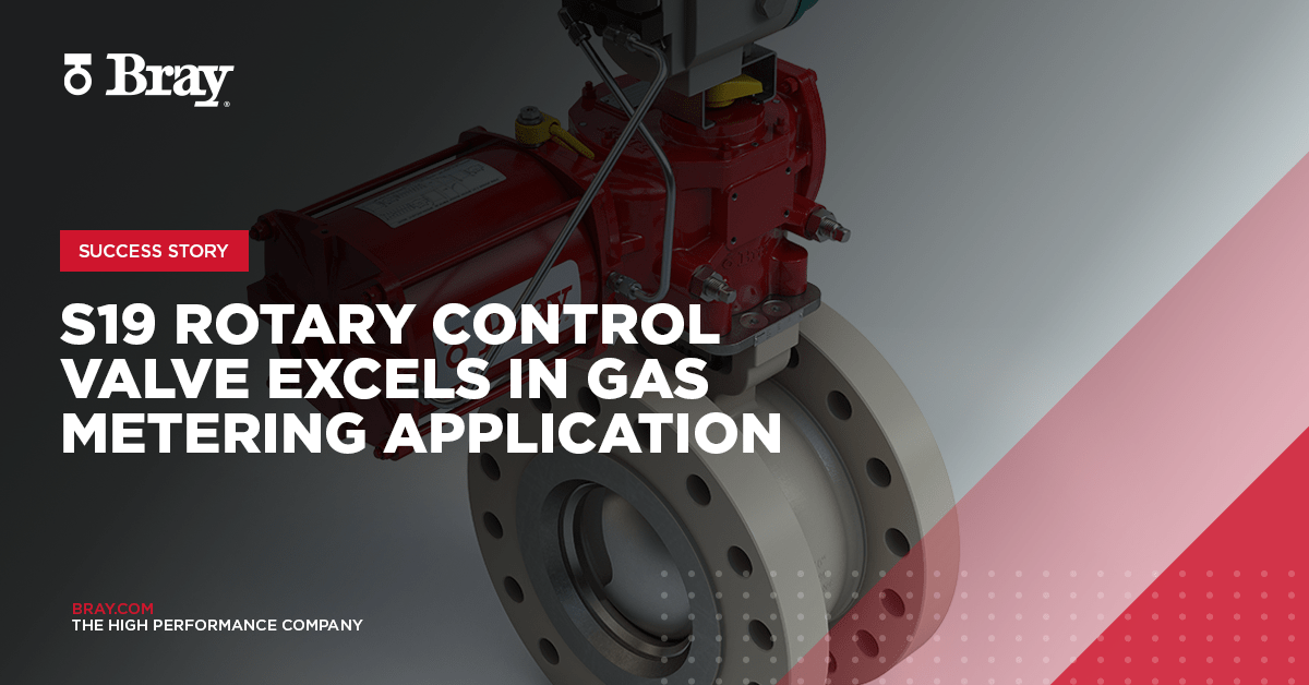 S19 Rotary Control Valve Excels in Gas Metering Application | Bray