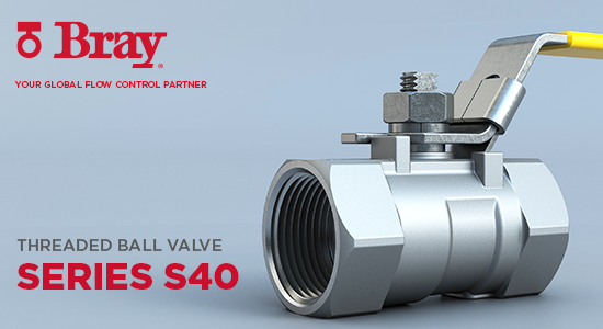 Válvula esfera: roqueada Flow-Tek S40 | Bray