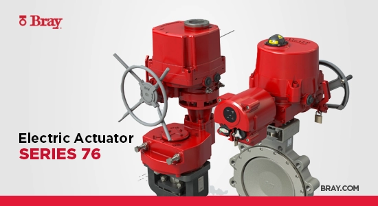 Electric Actuator: Series 76 Industrial Electric Actuator | Bray