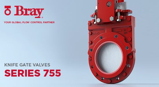 Knife Gate Valve: Series 755 Bidirectional Slurry Valve | Bray